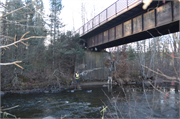 Former railroad corridor over Peshtigo River, 465 ft south of CTH O ...