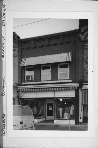 238 MAIN ST | Property Record | Wisconsin Historical Society