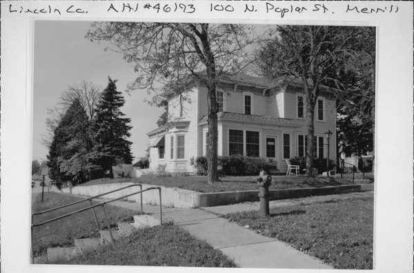 100 N POPLAR ST | Property Record | Wisconsin Historical Society