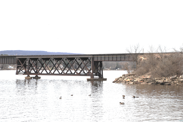 C&NW RR bridge across Wisconsin River at Merrimac | Property Record ...