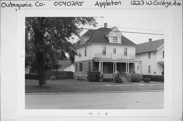 1223 W COLLEGE AVE | Property Record | Wisconsin Historical Society