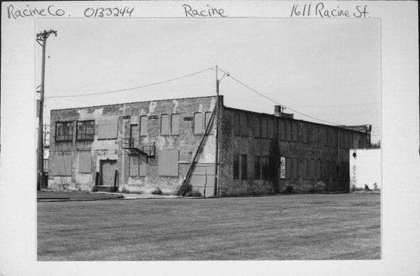 1611 RACINE ST | Property Record | Wisconsin Historical Society