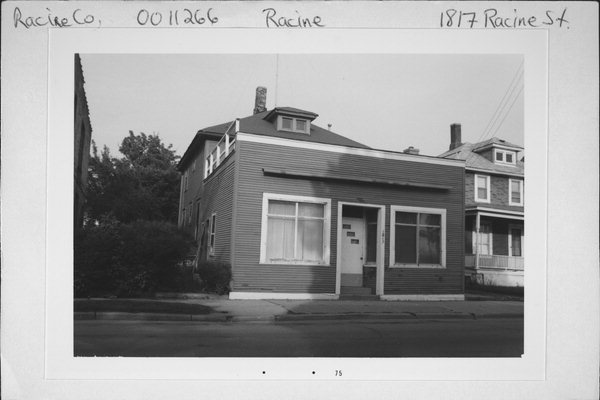 1817 RACINE ST | Property Record | Wisconsin Historical Society