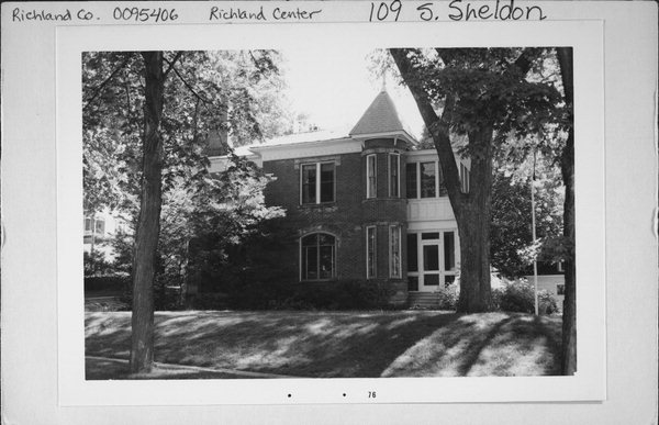 109 S SHELDON ST | Property Record | Wisconsin Historical Society