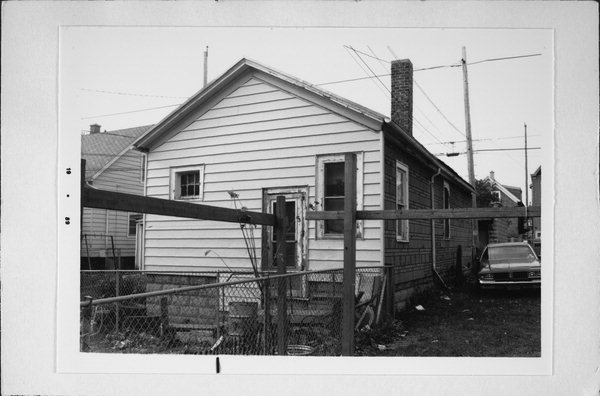 1427 S 3RD ST (REAR) | Property Record | Wisconsin Historical Society