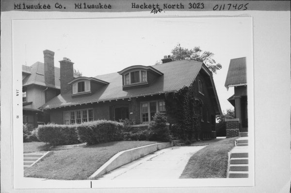 3023 N HACKETT AVE | Property Record | Wisconsin Historical Society