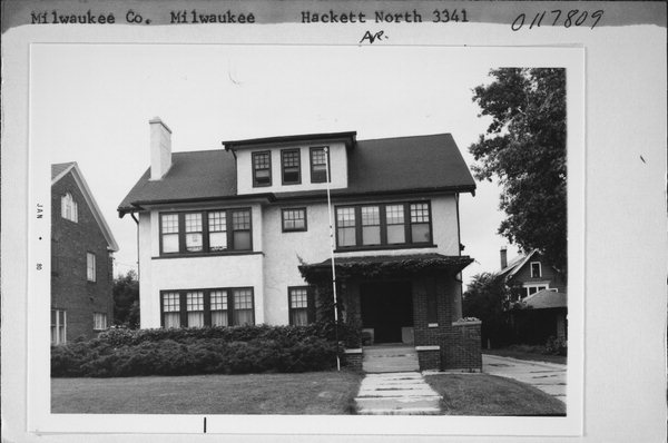 3341 N HACKETT AVE | Property Record | Wisconsin Historical Society