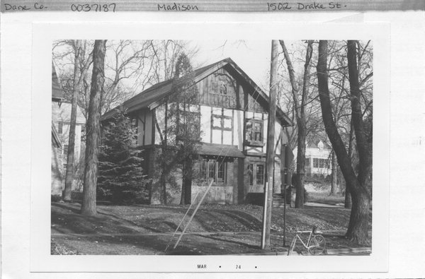 1502 DRAKE ST | Property Record | Wisconsin Historical Society
