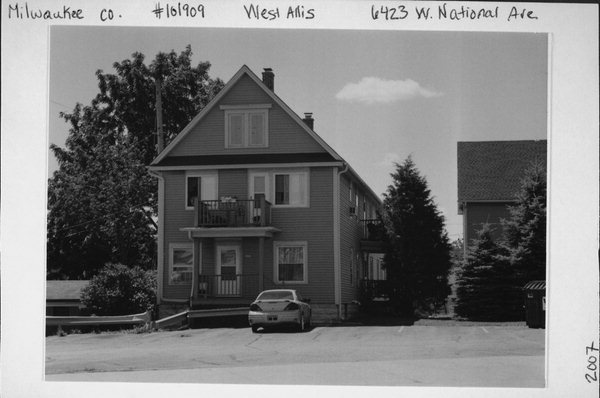 6423 W NATIONAL AVE | Property Record | Wisconsin Historical Society