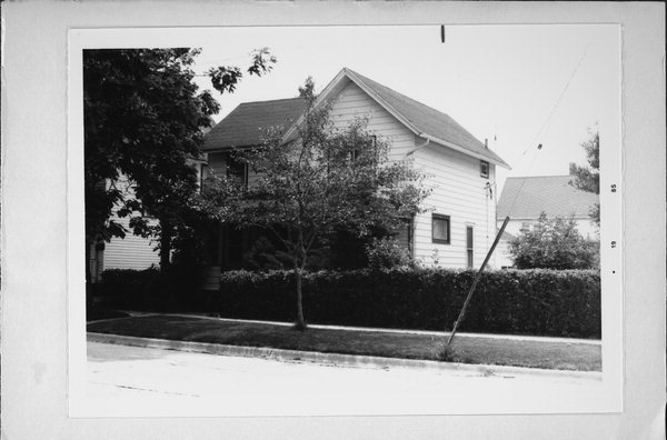 1321 RAVINE ST | Property Record | Wisconsin Historical Society
