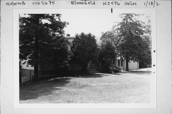 N2476 GILES | Property Record | Wisconsin Historical Society