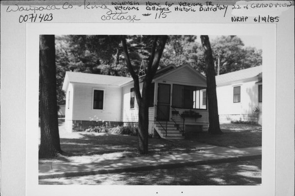 WISCONSIN VETERANS HOME COTTAGE 115 | Property Record | Wisconsin ...