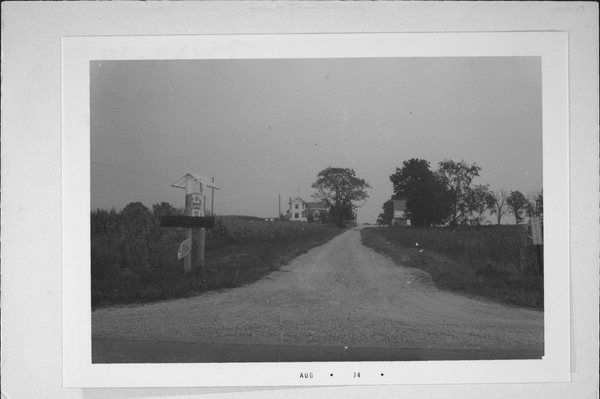 EAST SIDE OF COUNTY HIGHWAY F, .8 MILE SOUTH OF COUNTY HIGHWAY V ...