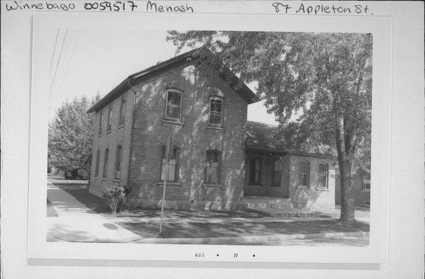 87 APPLETON ST | Property Record | Wisconsin Historical Society