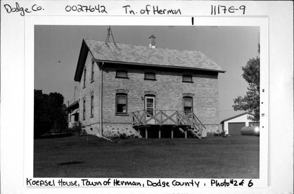 W1676 STATE HIGHWAY 33 | Property Record | Wisconsin Historical Society