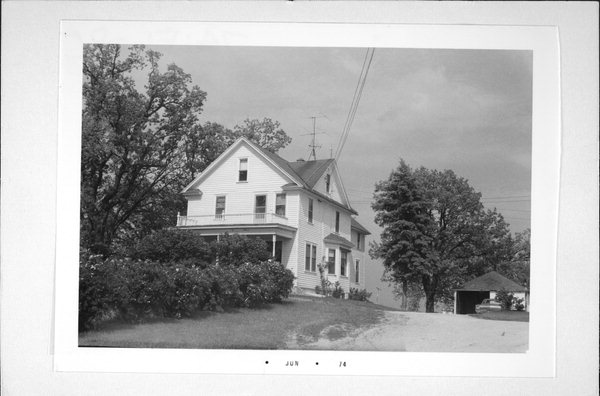 COUNTY HIGHWAY W, .3 MILES SOUTH OF COUNTY HIGHWAY F, EAST SIDE ...