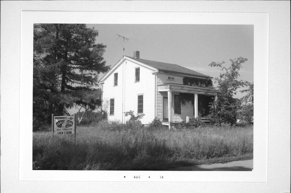N8053 STATE HIGHWAY 26 | Property Record | Wisconsin Historical Society