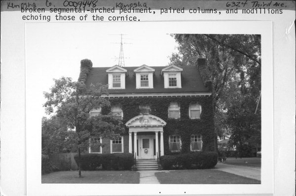 6324 3RD AVE | Property Record | Wisconsin Historical Society