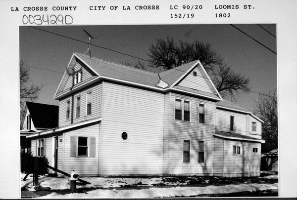 1802 LOOMIS ST | Property Record | Wisconsin Historical Society