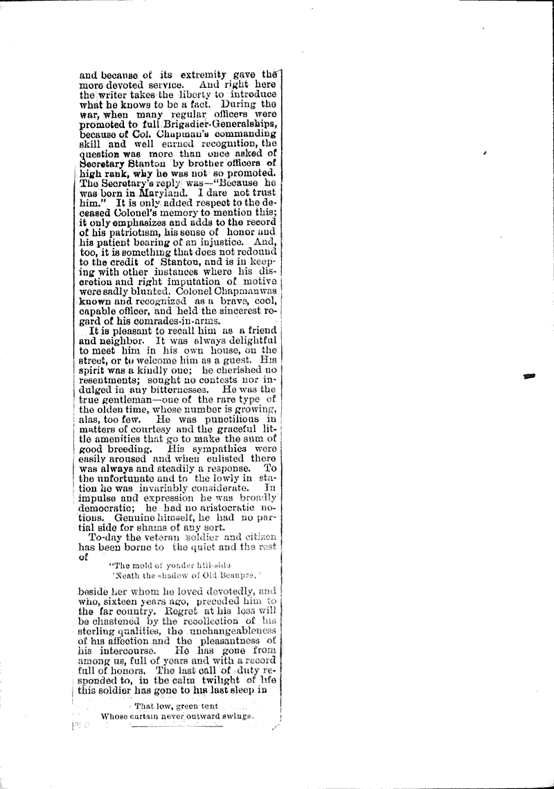 Mustered out | Newspaper Article/Clipping | Wisconsin Historical Society