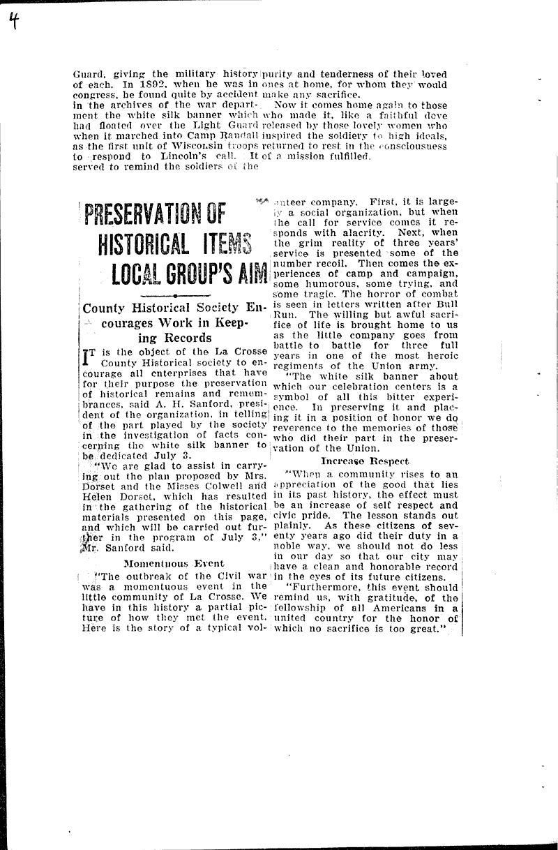 Preservation of historical items | Newspaper Article/Clipping ...