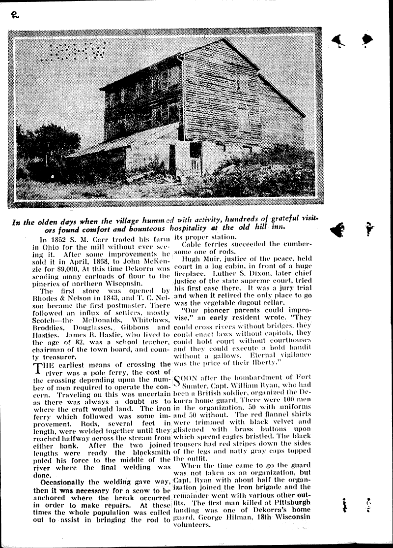 Town vanished with the lumber rafts | Newspaper Article/Clipping ...