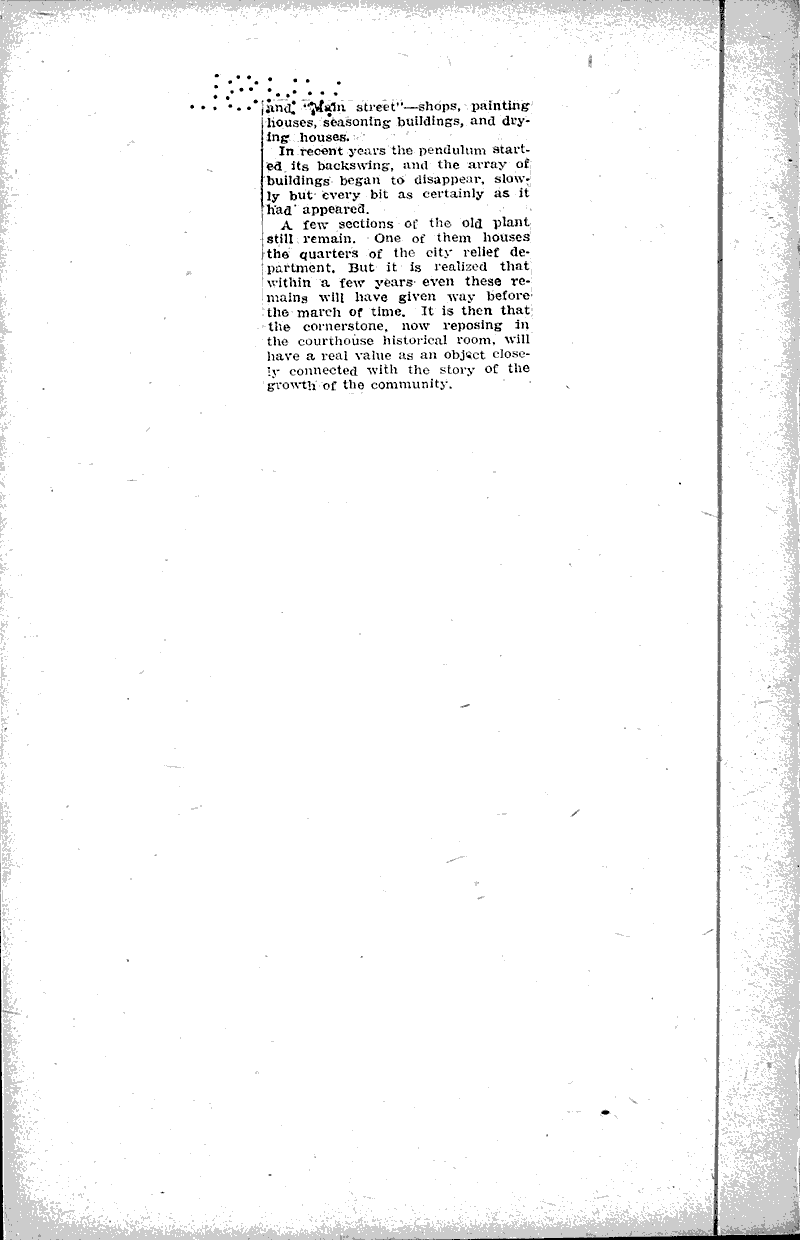 Bain building cornerstone recalls story | Newspaper Article/Clipping ...