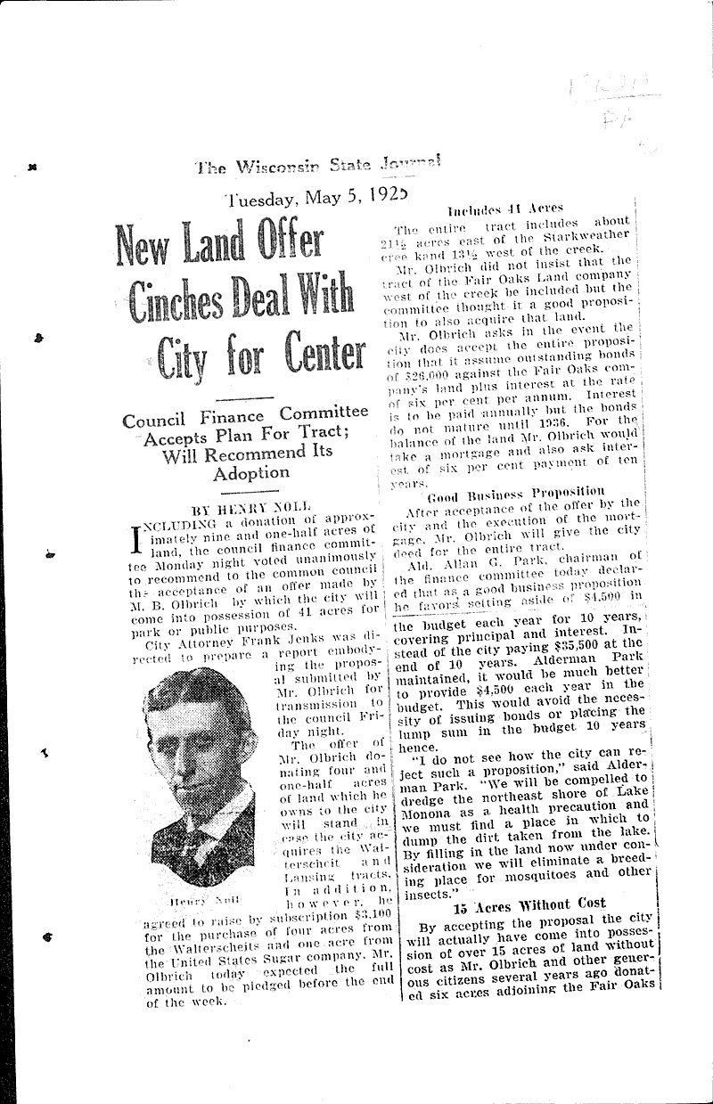New Land offer cinches deal with city for center | Newspaper Article ...