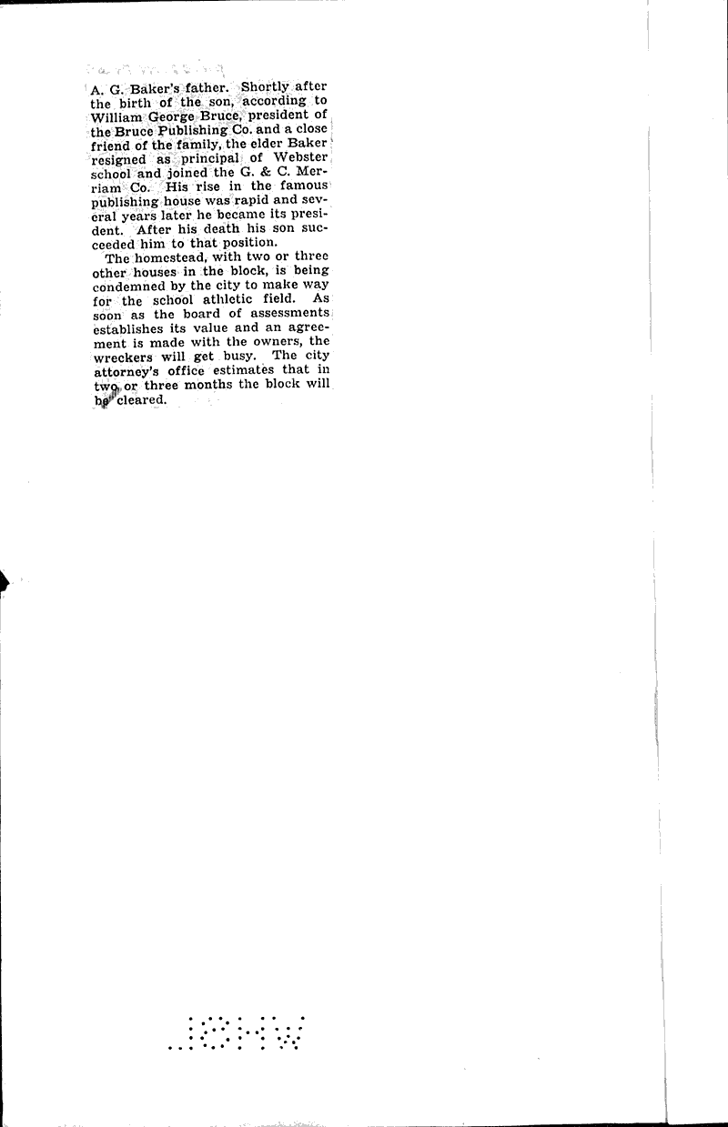 Pioneer home is doomed; cradled noted publisher | Newspaper Article ...