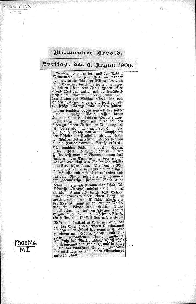 Freitag | Newspaper Article/Clipping | Wisconsin Historical Society