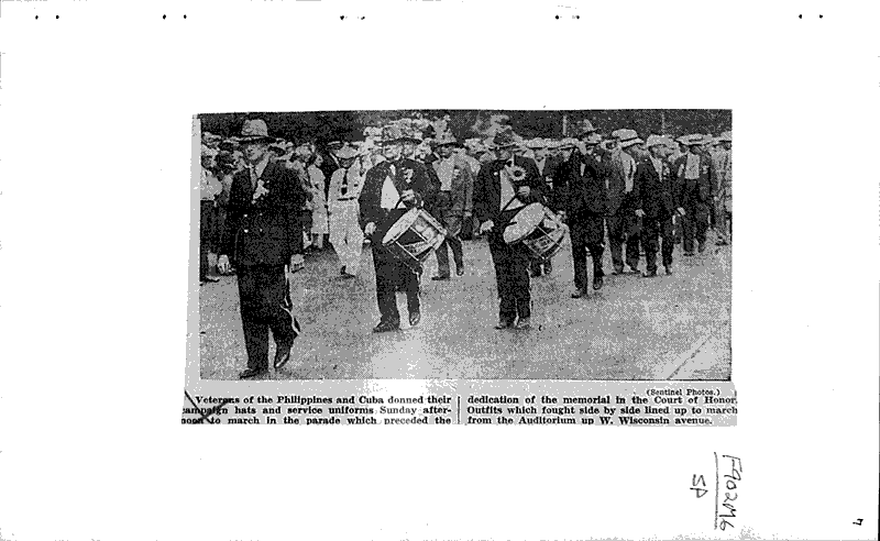 Glimpses of Spanish War veterans' invasion of city | Newspaper Article ...