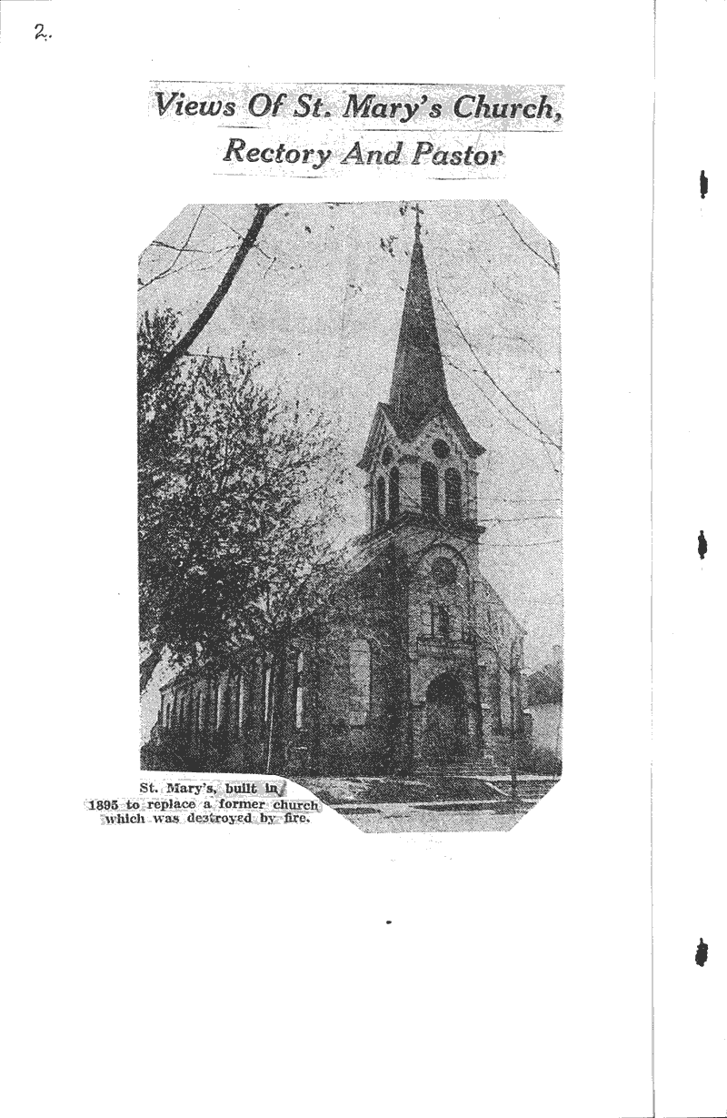 Random Lake church holds jubilee today | Newspaper Article/Clipping ...