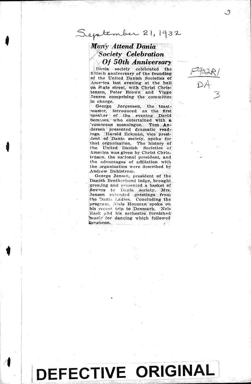 Many attend Dania society celebration of 50th anniversary | Newspaper ...