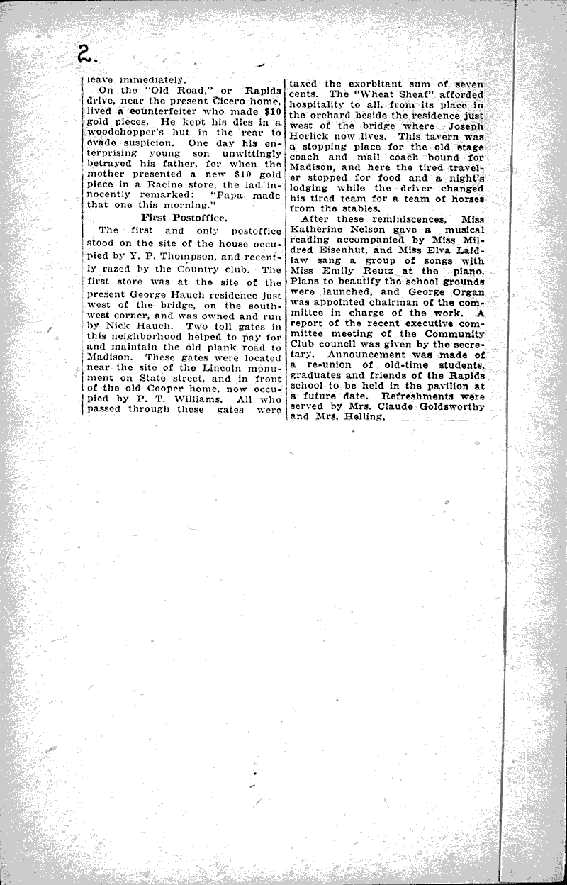 Rapids district is historical | Newspaper Article/Clipping | Wisconsin ...