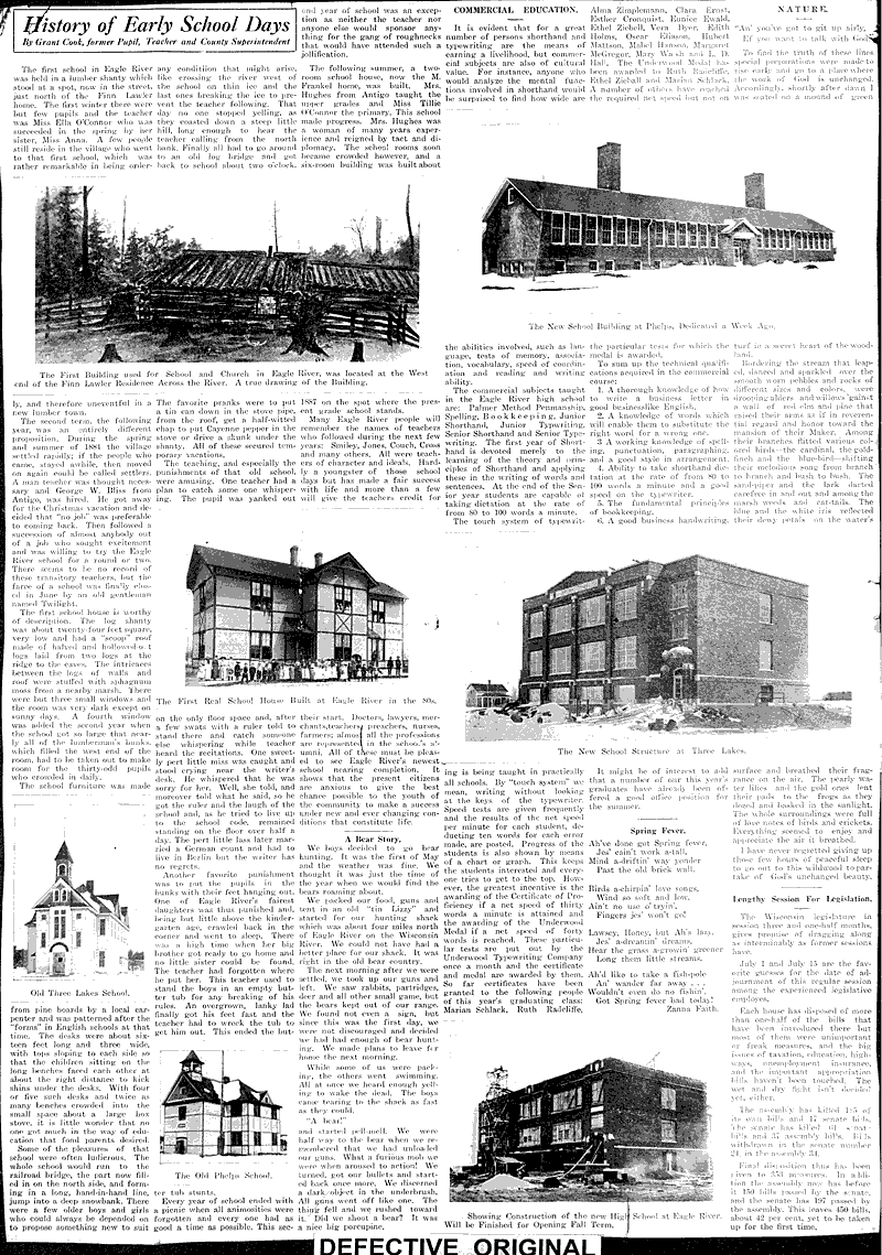 Early Wisconsin history | Newspaper Article/Clipping | Wisconsin ...