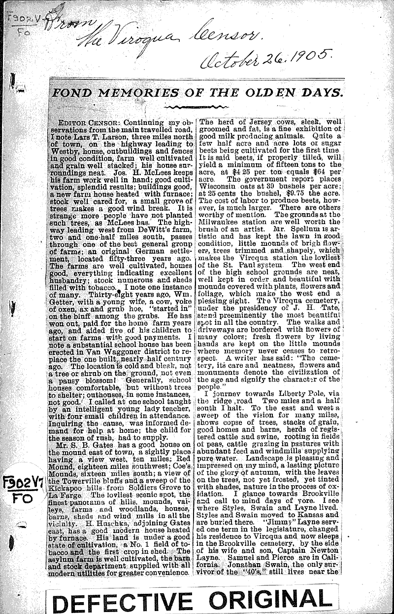 Fond memories of the olden days | Newspaper Article/Clipping ...