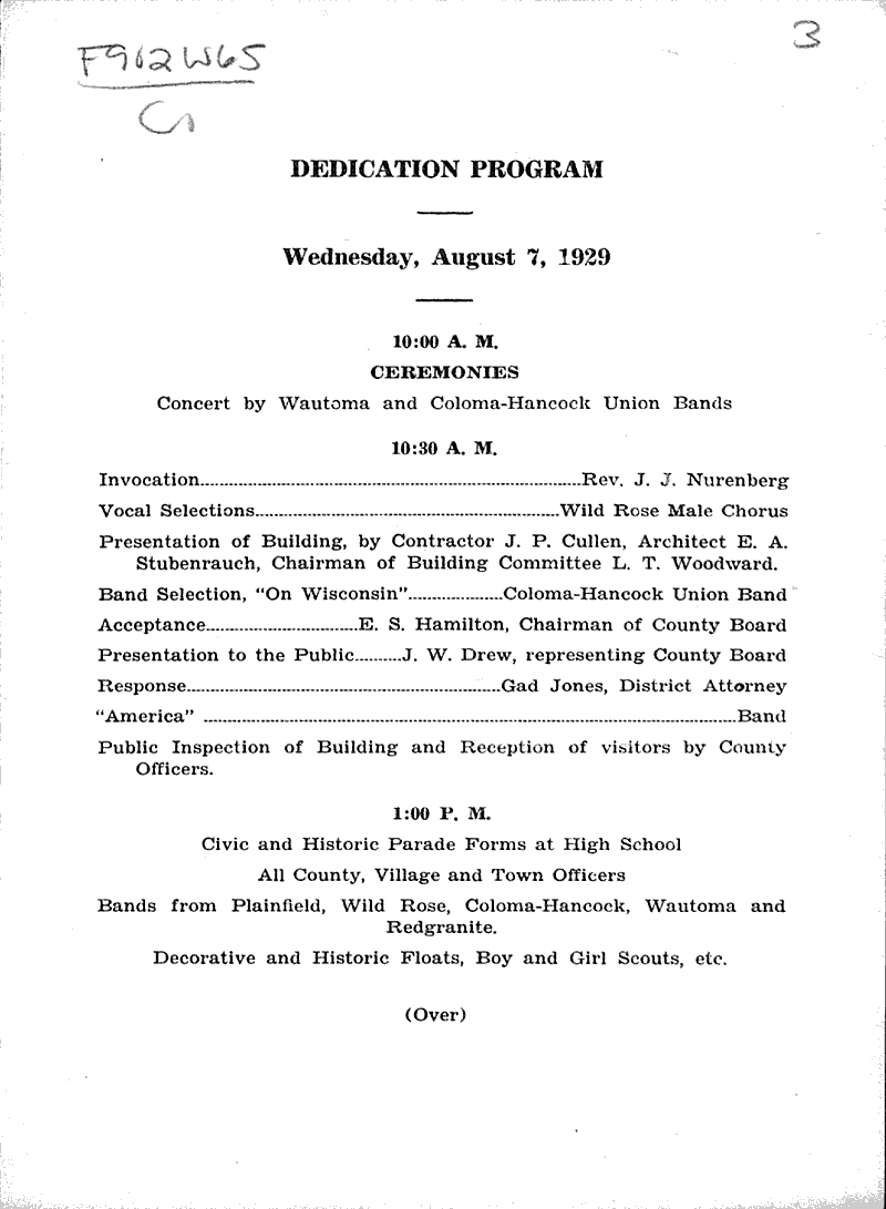 Announcement | Newspaper Article/Clipping | Wisconsin Historical Society