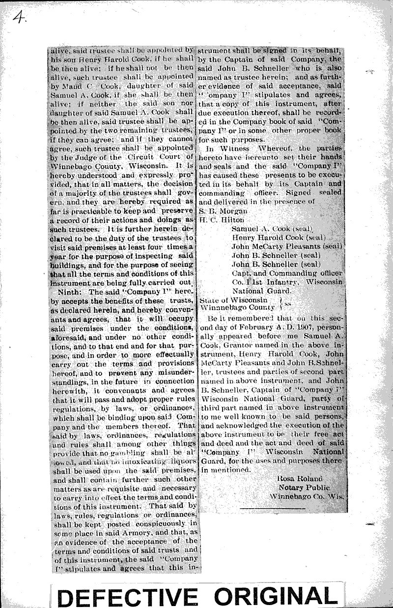 Interesting document | Newspaper Article/Clipping | Wisconsin ...