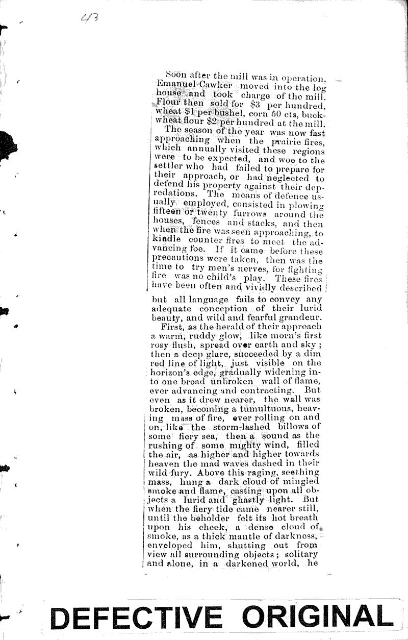 Reminiscences of Whitewater | Newspaper Article/Clipping | Wisconsin ...