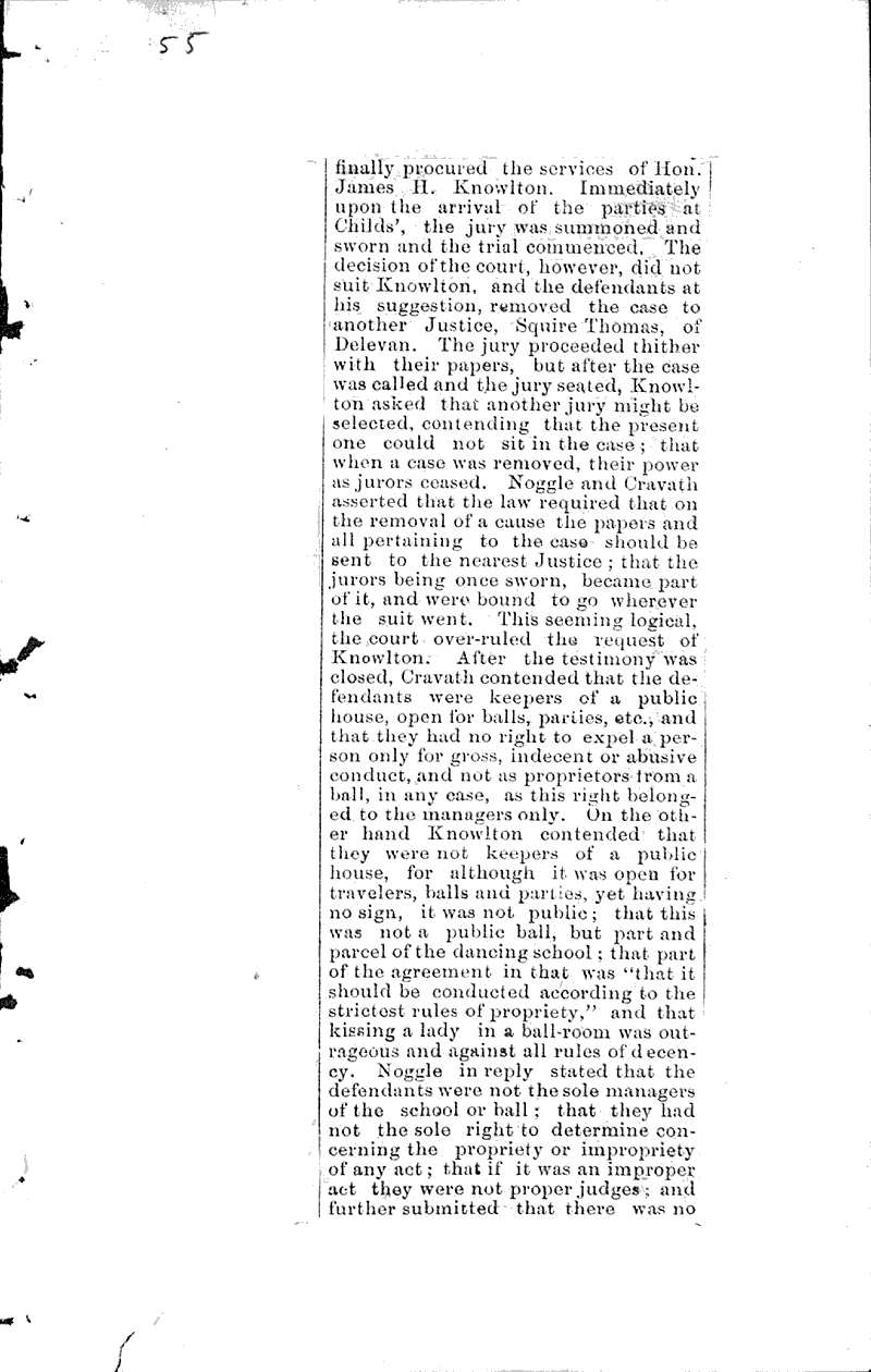 Reminiscences of Whitewater | Newspaper Article/Clipping | Wisconsin ...