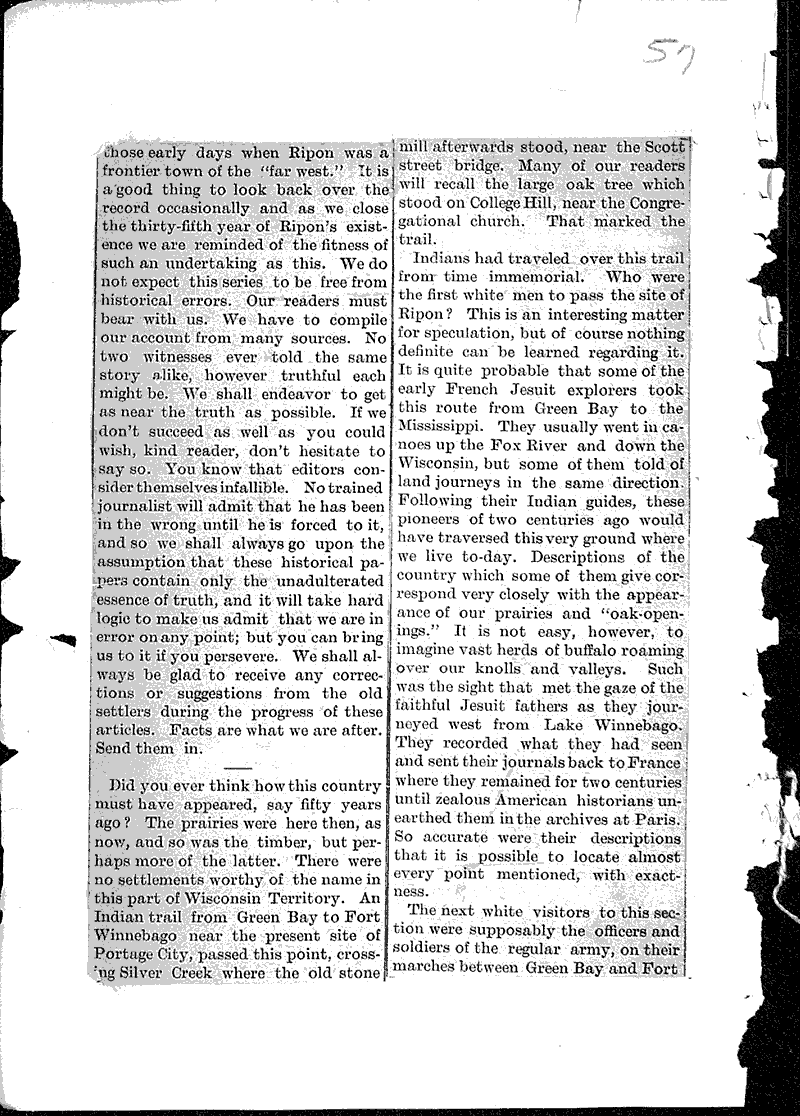 Historical papers | Newspaper Article/Clipping | Wisconsin Historical ...