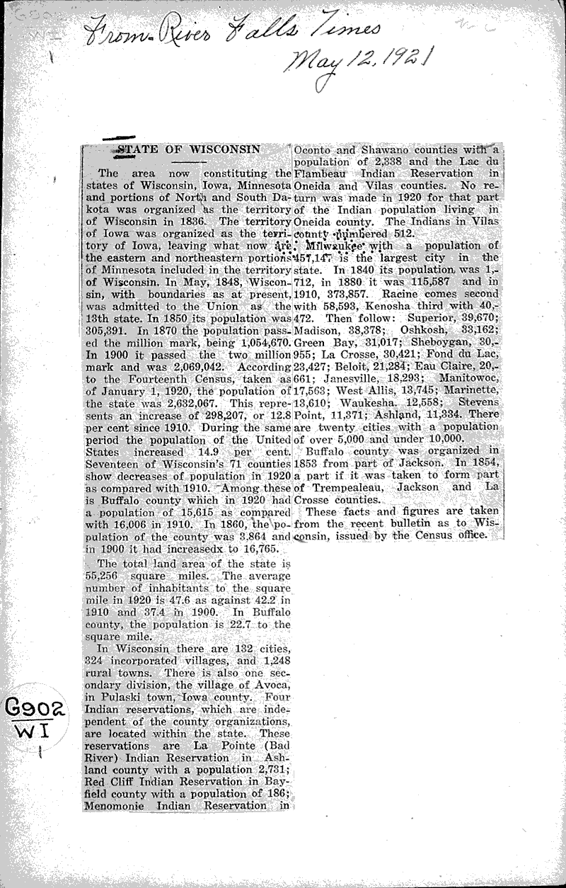 State of Wisconsin | Newspaper Article/Clipping | Wisconsin Historical ...