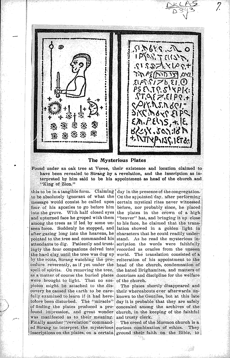 Voree: A Mormon community founded in Spring Prarie over sisty years ago ...