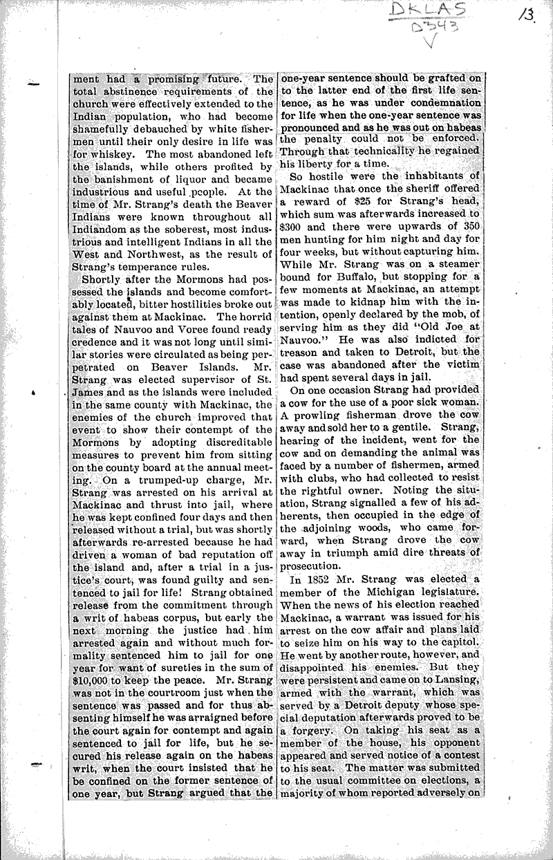 Voree: A Mormon community founded in Spring Prarie over sisty years ago ...