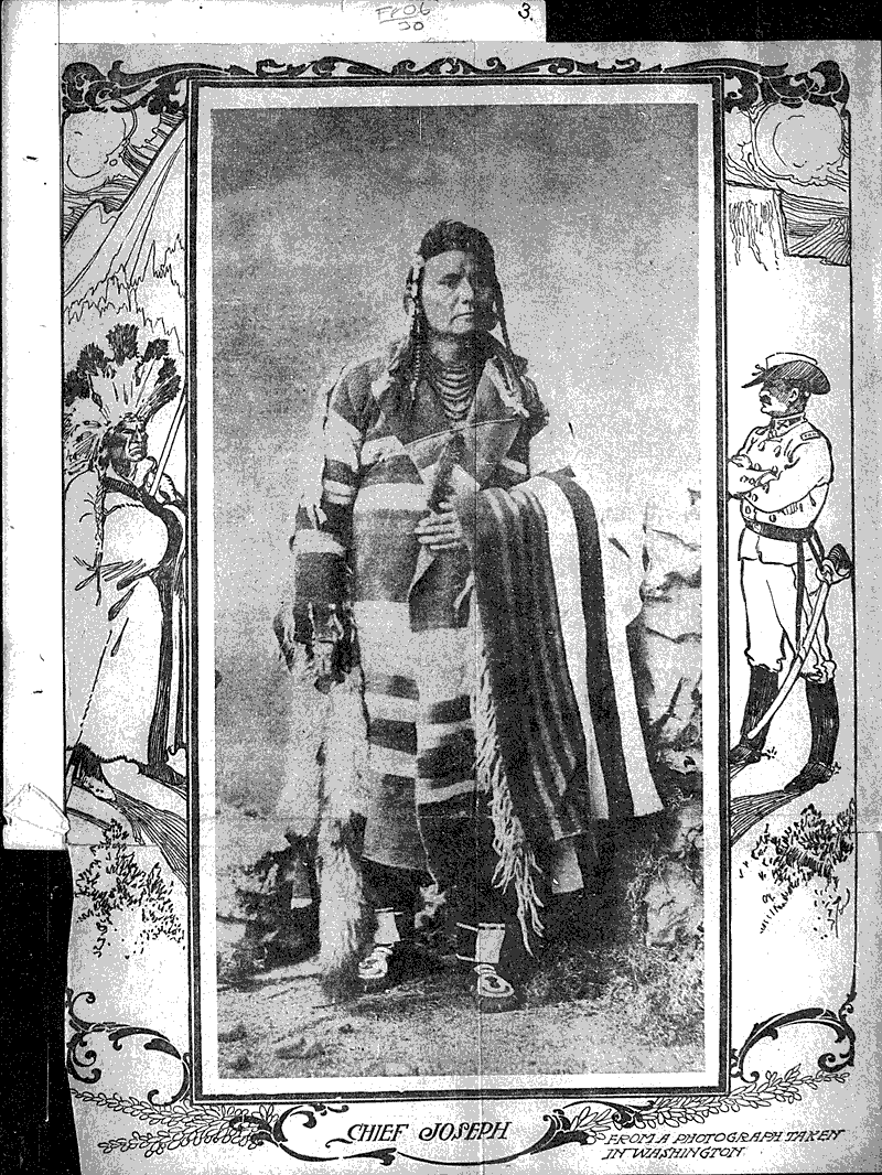 Chief Joseph was a good Indian before he died | Newspaper Article ...